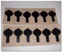China High Dielectric Strength PET Double Sided Tape 0.25mm Thickness -30°C to 120°C Temperature Range for sale