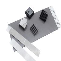 China Naturally Tacky Gray Thermal Conductive Pad 3.0 W/mK for CPU Heat Dissipation 25 Shore 00 RoHS for sale