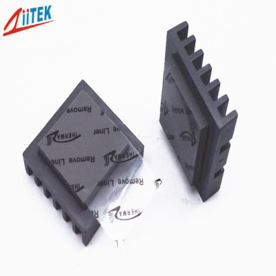 China Grey 5.0W/mK Thermal Pad 45 Shore00 4.0mm for LED TV Heat Sink for sale