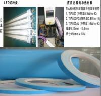 China Ceramic Filled Silicone Elastomer Thermal Adhesive tape, Thickness 0.1~0.5mmT for sale