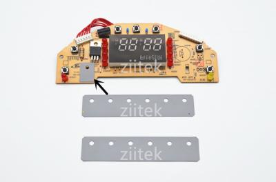 China TIS810 Thermal Insulation Material 1.6W/m-K Conductivity 50 ShoreA Hardness 0.254mm Thickness for LED Controllers for sale