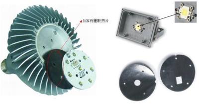 China TIR 350C-T2 Graphite Gasket Material 0.050mm Thickness 700W/mK Thermal Conductivity for Electronics for sale