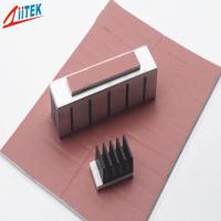 China 4.0mm UL Recognized Heat Sink Pad 2.0W/mK Thermal Silicone for Waterproof LED Power for sale