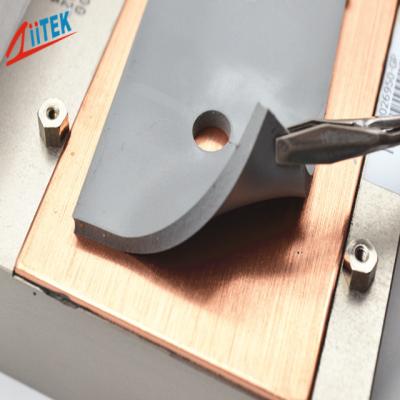 China 3.5mm Thick 6.0 W/mK Thermal Conductive Silicone Gap Pad for Heat Pipe Solutions for sale