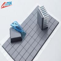 China 3.5mm Thick Grey Thermal Pad 6.0 W/mK Silicone Heat Sink for LED Flexible Strip for sale