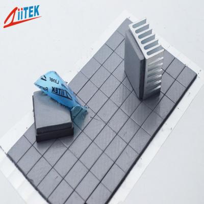 China 3.5mm Thick Grey Thermal Pad 6.0 W/mK Silicone Heat Sink for LED Flexible Strip for sale