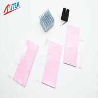 China TIF110FG-15-25S Pink Silicone Thermal Conductive Pad 1.5 W/mK with 0.25mm Thickness for sale