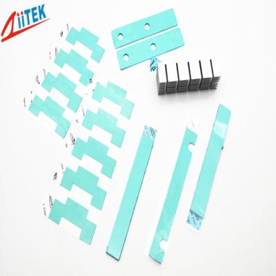 China Silicone Thermal Gap Pad 3.0W/mK Light Green Gap Filler for LED Controller 35 Shore 00 for sale