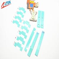 China Silicone Thermal Gap Pad 3.0W/mK Light Green Gap Filler for LED Controller 35 Shore 00 for sale