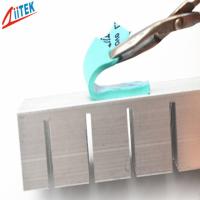 China Natural Sticky Thermal Conductive Silicone Pad 2mm Thick 1.5 W/mK for LED Lights for sale