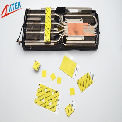 China 4.0W/mK Thermal Gap Filler 55 Shore 00 Ceramic Filled Silicone Pad for LED Controller for sale