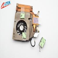 China Green Thermal Conductive Pad Ceramic Filled Silicone Rubber 1.5W/mK for AI Processor Cooling for sale