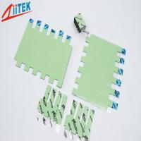 China Green Thermal Conductive Pad Ceramic Filled Silicone Rubber 1.5W/mK for AI Processor Cooling for sale