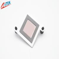 China Thermal Conductive Phase Change Materials Interface Pad Pink Low Resistance For LED Power Supply for sale