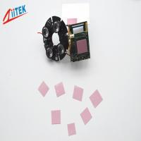 China Thermal Conductive Phase Change Materials Interface Pad Pink Low Resistance For LED Power Supply for sale