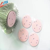 China UL Recognized 45 Shore 00 Thermal Conductive Pad 2.5W/mK Pink Silicone Sheet for High Speed Drives for sale