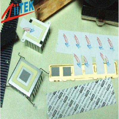 China TIC 800G Low Temperature Phase Change Material 5.0 W/mK Thermal Conductivity 0.005-0.012 inch Thickness for sale