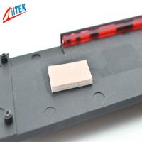China Soft Silicone Rubber Thermal Gap Filler Pad 45 Shore 00 1.25 W/m-K RoHS Compliant for sale