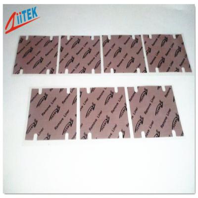 China Garnet Silicone Thermal Gap Filler Pad 6.0 W/mK Heatsink Thermal Interface Material for sale