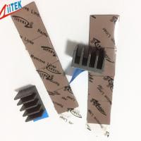 China Garnet Silicone Thermal Gap Filler Pad 6.0 W/mK Heatsink Thermal Interface Material for sale
