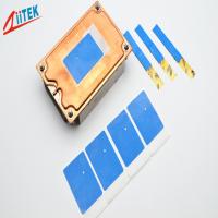 China Ultra Thin Blue Silicone Thermal Pad 1.5W/mK TIF130-05S 55 Shore 00 for LED Lighting for sale