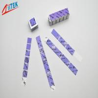 China Violet 2W Thermal Silicone Gap Pad 1mmT Soft Thermal Sheet for LCD LED Heat Sink for sale