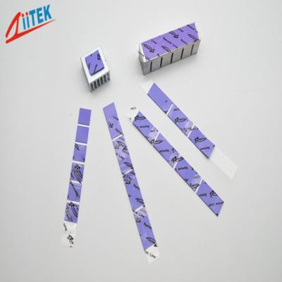 China Violet 2W Thermal Silicone Gap Pad 1mmT Soft Thermal Sheet for LCD LED Heat Sink for sale