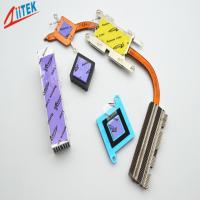 China Violet 2W Thermal Silicone Gap Pad 1mmT Soft Thermal Sheet for LCD LED Heat Sink for sale