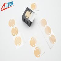 China Light Amber 1.8W Phase Change Thermal Conductive Pad 2.0g/cc Density 50-60℃ Softening Temperature for sale