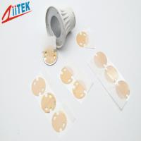 China Light Amber 1.8W Phase Change Thermal Conductive Pad 2.0g/cc Density 50-60℃ Softening Temperature for sale