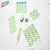 China TIF100-30-07S 3.0W/mK Thermal Conductive Pad 45 Shore 00 Light Green 0.254mm for sale