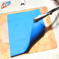 China Blue Thermal Conductive Gap Filler Pad 5 W/mK 35 Shore00 for LED Street Lamp TIF100-50-12E for sale