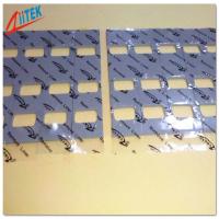 China Thermal Conductive Silicone Pad 4.0W/mK 3.15g/cc Naturally Tacky Grey for LED Street Lamp for sale