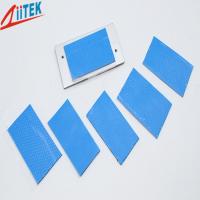 China Blue Thermal Conductive Pad 3 W/mK Silicone Gap Filler 2.75 g/cc for LED Controller for sale