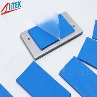 China Blue Thermal Conductive Pad 3 W/mK Silicone Gap Filler 2.75 g/cc for LED Controller for sale