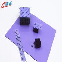 China Ultra Soft 5W/m-K Ceramic Filled Silicone Thermal Pad - 25 Shore 00 Hardness, -50 to 200°C Range for sale