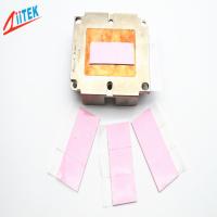 China Pink 2W/mK Silicone Rubber Thermal Gap Pad 0.25-5mm for Wireless Routers for sale
