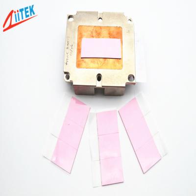 China Pink 2W/mK Silicone Rubber Thermal Gap Pad 0.25-5mm for Wireless Routers for sale