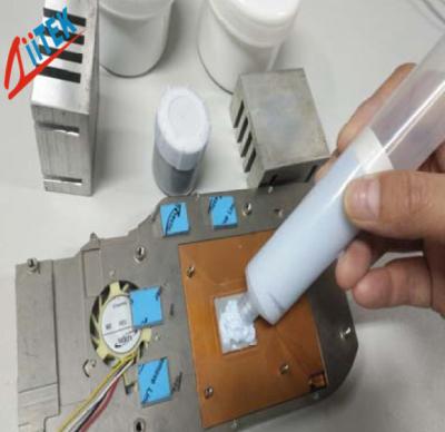 China Low Compression Thermally Conductive Putty Thermal Gel 3.5W/mK with 0.1mm Bond Line for Vehicle Controller Cooling for sale