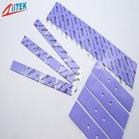 China Violet 2W Thermal Silicone Gap Pad 1mmT Soft Thermal Sheet for LCD LED Heat Sink for sale
