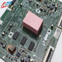 China Custom Soft 35 Shore 00 1.5W Pink Thermal Conductive Gap Filler Pad 2.34 g/cc for Memory Modules for sale
