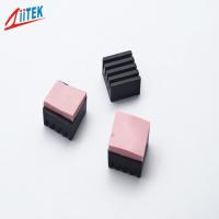 China Custom Soft 35 Shore 00 1.5W Pink Thermal Conductive Gap Filler Pad 2.34 g/cc for Memory Modules for sale