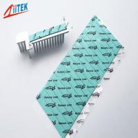 China Ultra Soft Thermal Conductive Pad 2.0W/mK Light Green Silicone Gap Filler 35 Shore 00 for sale