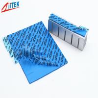 China Ultra Soft Thermal Conductive Pad 4 W/mK for LED Lighting Blue Silicone Gap Filler TIF100-40-12U for sale