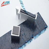 China Black Thermal Conductive Gap Filler Pad 1.5 W/mK Ultra Soft Silicone Pad for GPU Thermal Management for sale