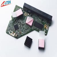 China 2W Pink Silicone Thermal Conductive Pad 203x406mm for Heat Pipe Solutions for sale