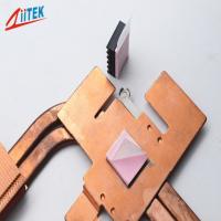 China 2W Pink Silicone Thermal Conductive Pad 203x406mm for Heat Pipe Solutions for sale