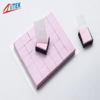 China 2W Pink Silicone Thermal Conductive Pad 203x406mm for Heat Pipe Solutions for sale