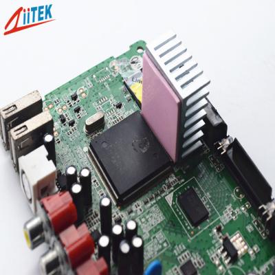 China Thermal Conductive Silicone Gap Filler Pad 1.5W Pink for CPU Heatsink Set Top Boxes for sale