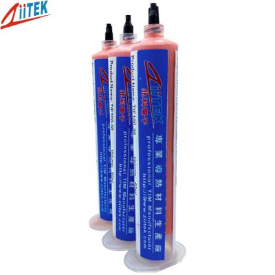 China Gray 7.0W/mK Thermal Conductive Silicone Gel - UL94 V-0 Rated Gap Filler for Telecom & LED Applications for sale